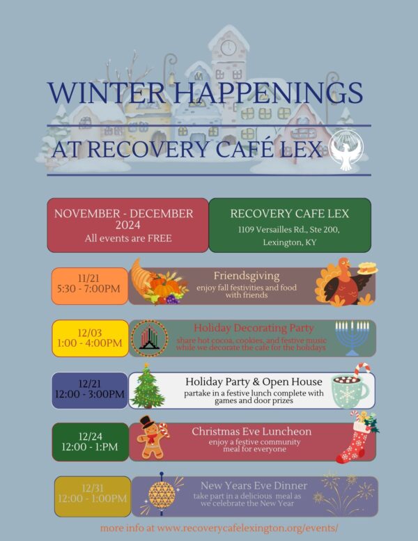 Recovery Café Lexington | A Compassionate Recovery Community